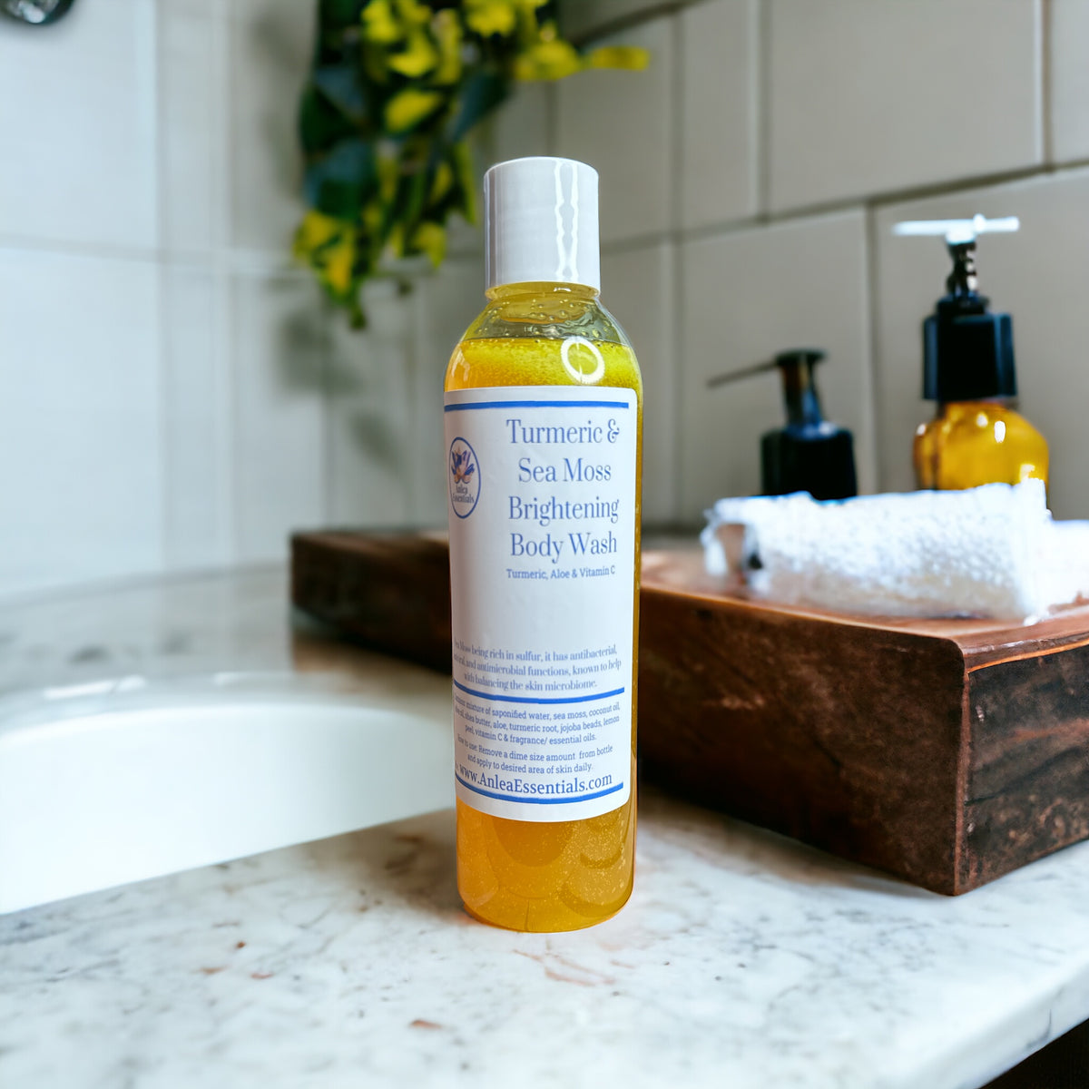 Turmeric & Sea Moss Body Wash – Anlea Essentials