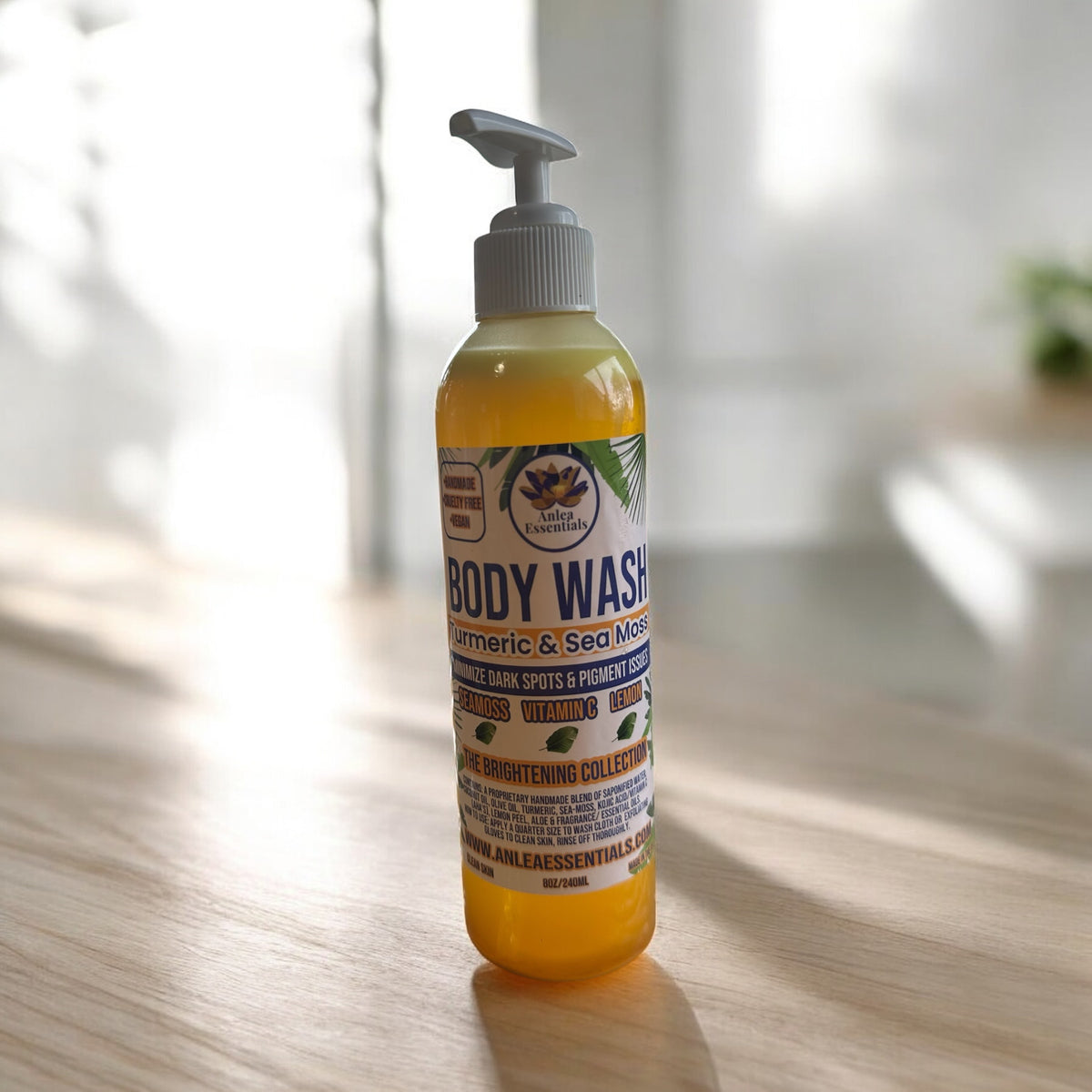 Turmeric & Brightening Body Wash – Anlea Essentials